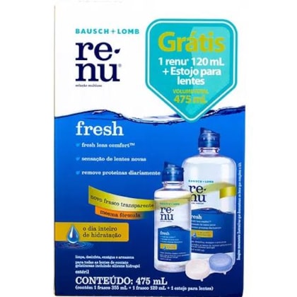 Renu Fresh PackON solução para lentes de contato | Originalentes